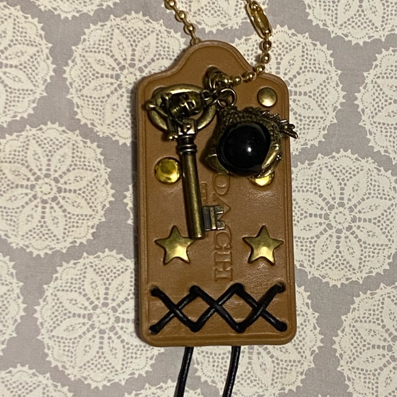 Coach | Bags | Coach Custom Dragon Claw Key Skull And Star Large Hang ...